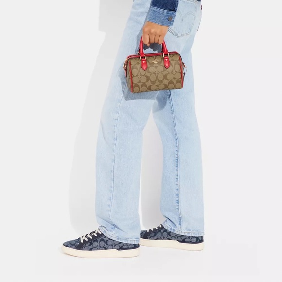 Coach | Bags | Nwtcoach Mini Rowan Crossbody In Signature Canvas Coach Ch469 Gift Receipt | Poshmark